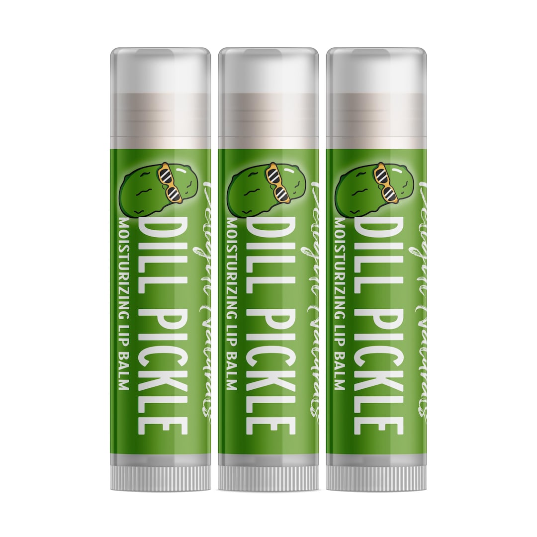 Delight Naturals Dill Pickle Lip Balm - Three Pack - Etsy