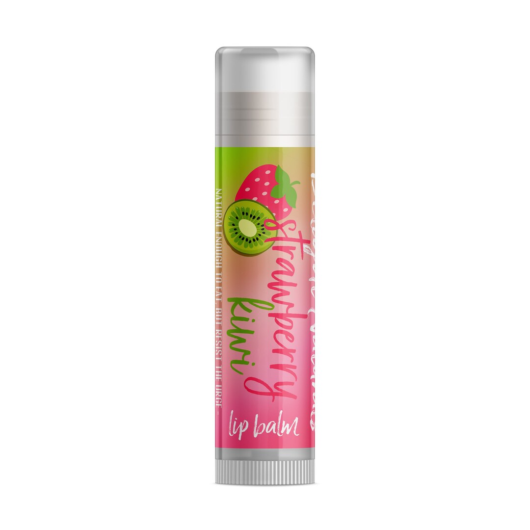 Delight Naturals Strawberry Kiwi Lip Balm Single Tube - Etsy