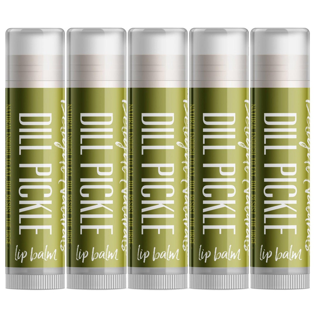 Delight Naturals Dill Pickle Lip Balm - Five Pack - Etsy