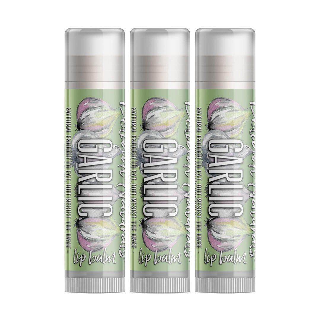 Delight Naturals Garlic Lip Balm - Three Pack - Etsy