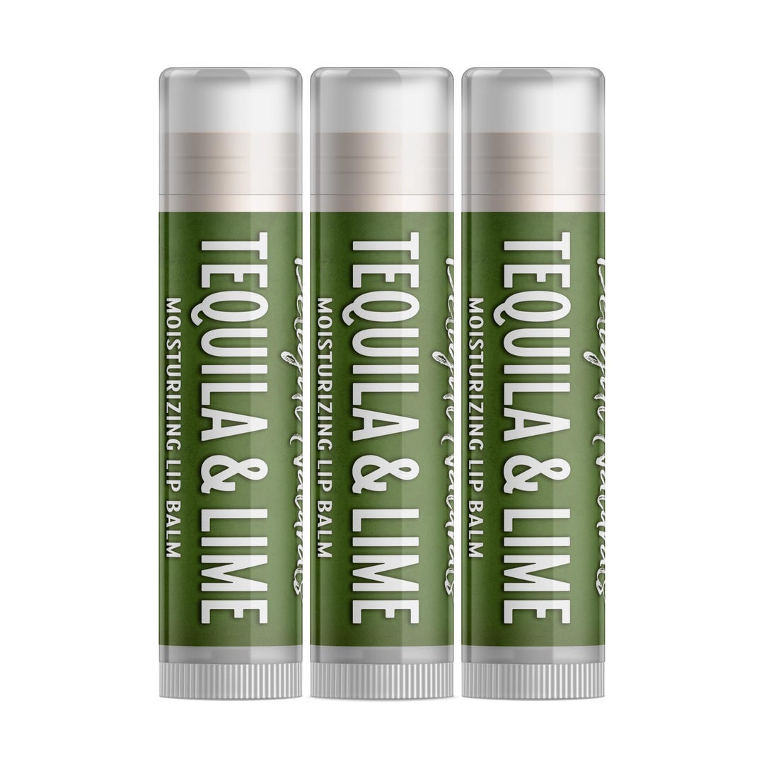 Delight Naturals Tequila & Lime Lip Balm - Three Pack - Etsy
