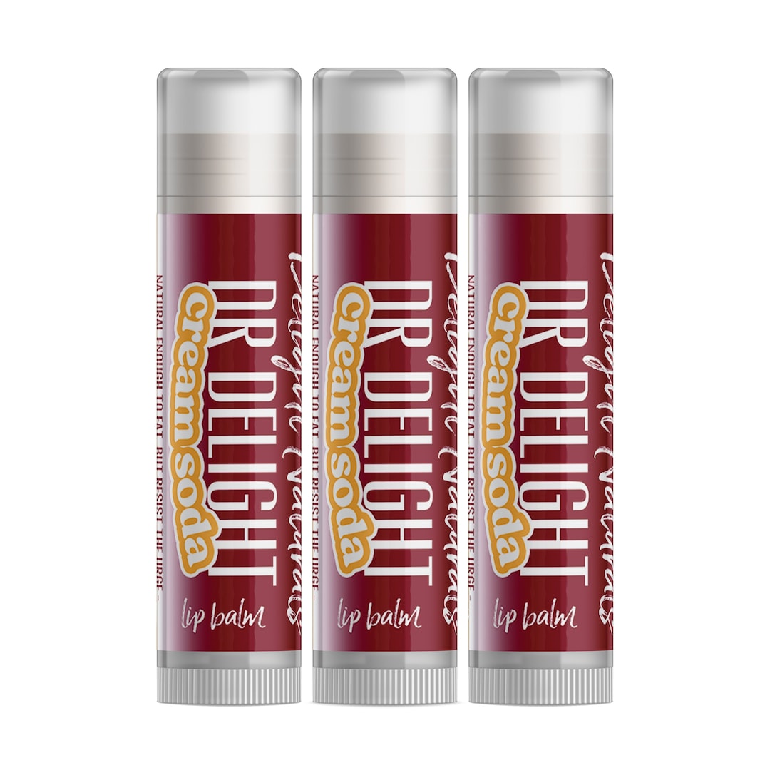 Delight Naturals Dr Delight Cream Soda Lip Balm - Three Pack - Etsy
