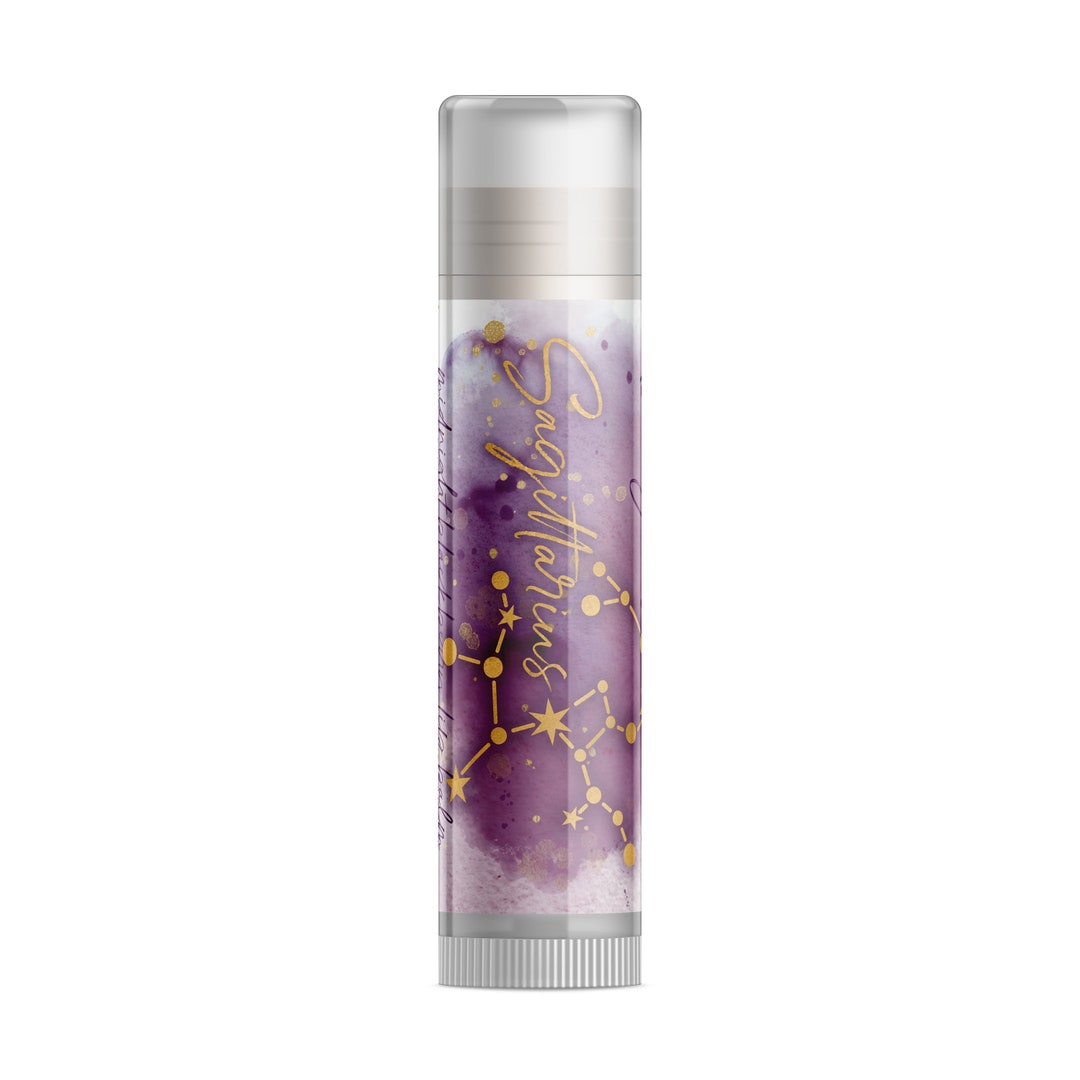 Delight Naturals Zodiac Signs Lip Balm - Sagittarius - Etsy