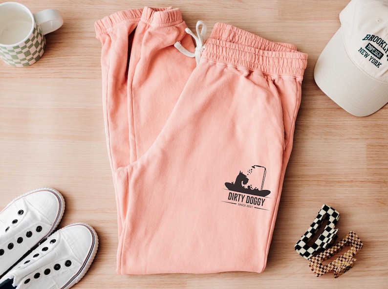 Dirty Doggy Sweatpants, Unisex Fleece Joggers, Pet Lover Lounge Pants ...