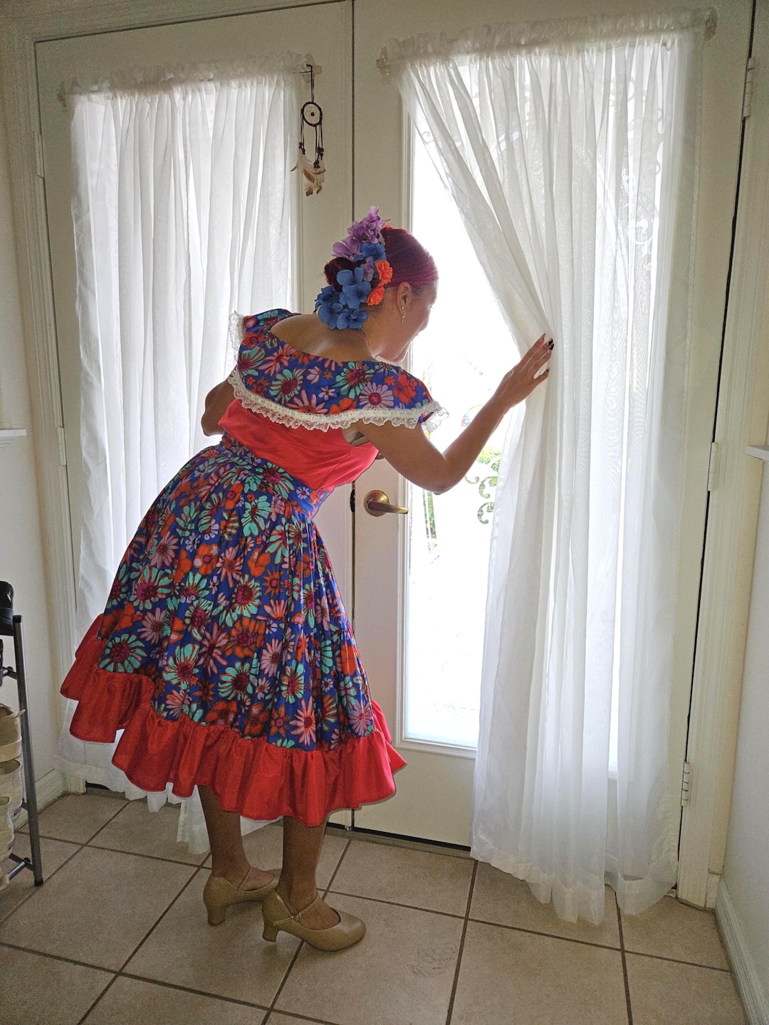 Custom Made-to-order Puerto Rican Plena Dress or Skirt & Top Set ...