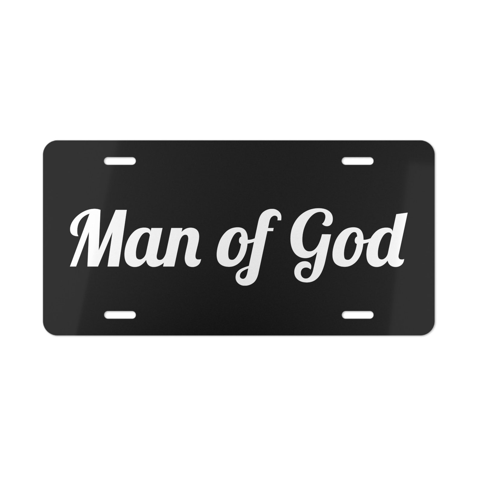 Man of God-front Auto Tag License Plate-christian Gift-believer Gift ...