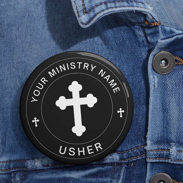 Church Usher Badges - Etsy