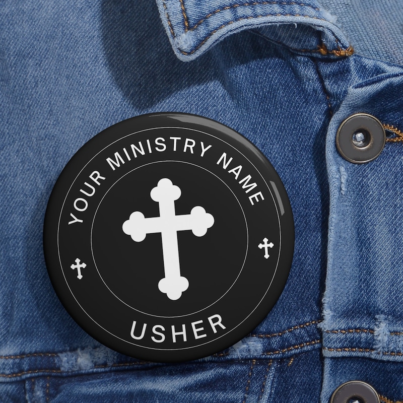 Church Usher Badges - Etsy