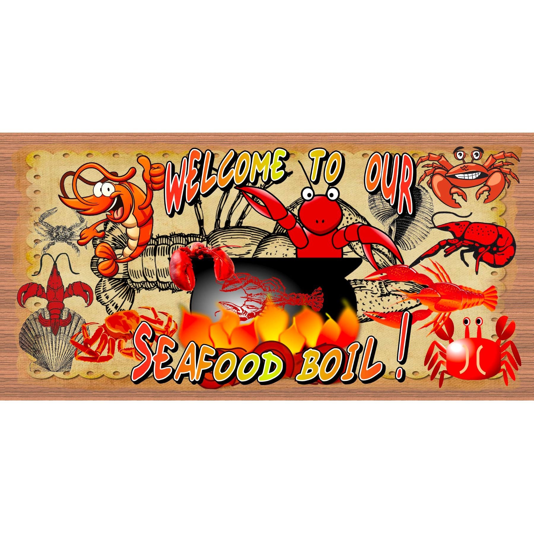 Home Décor Home & Living Mardi Gras GS 2735 Crawfish Boil- Friendship ...