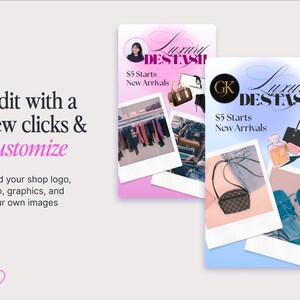 Editable Canva Template: Poshmark & Whatnot Reseller Covers - Etsy