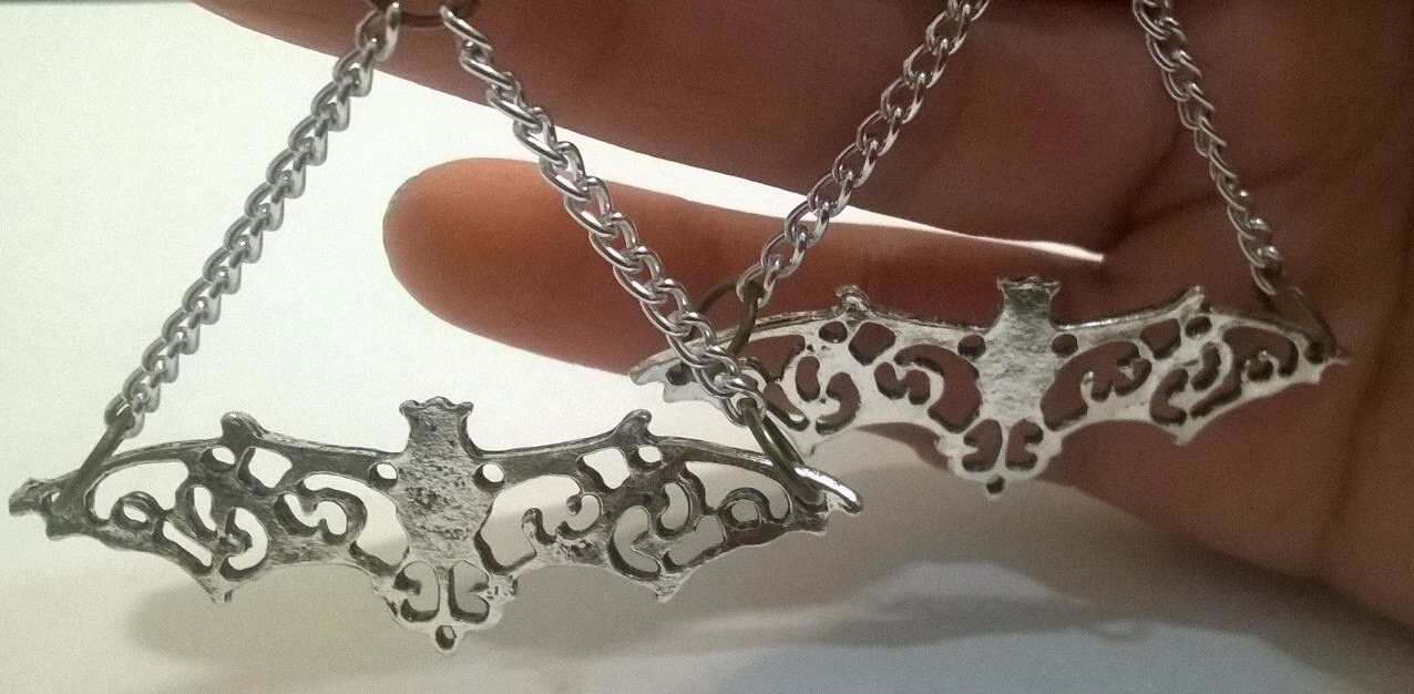 Lace Bat: Gothic Lolita Lace Inspired Charm Lever Back - Etsy