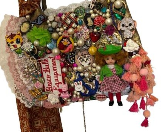 Upcycled Bag| Bag| Decora Purse|kawaii Bag| Upcycled Purse|unique Bag ...