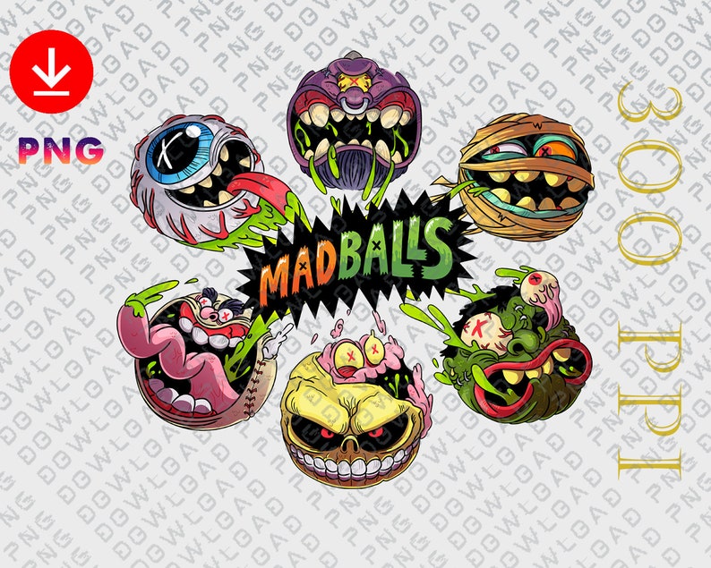 The - Madballs Blind Prints Dowload - Etsy
