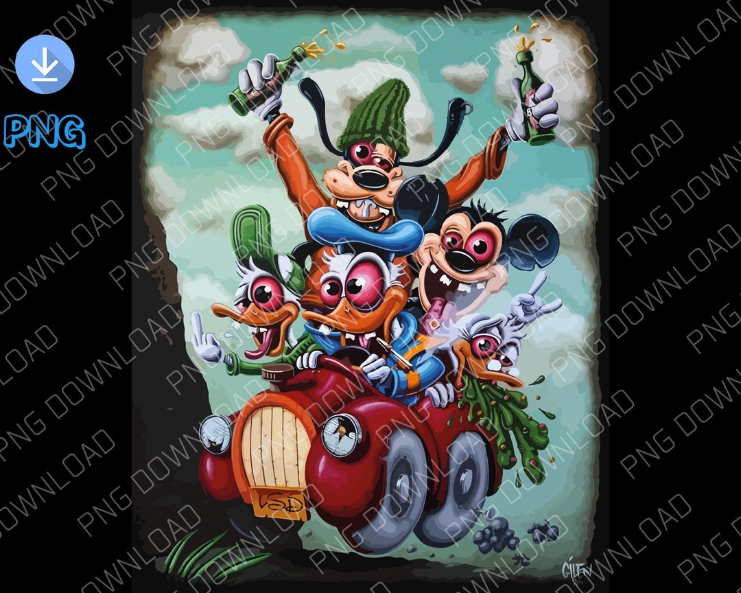 The Characters of 1disney2 Dowload Png Posters - Etsy