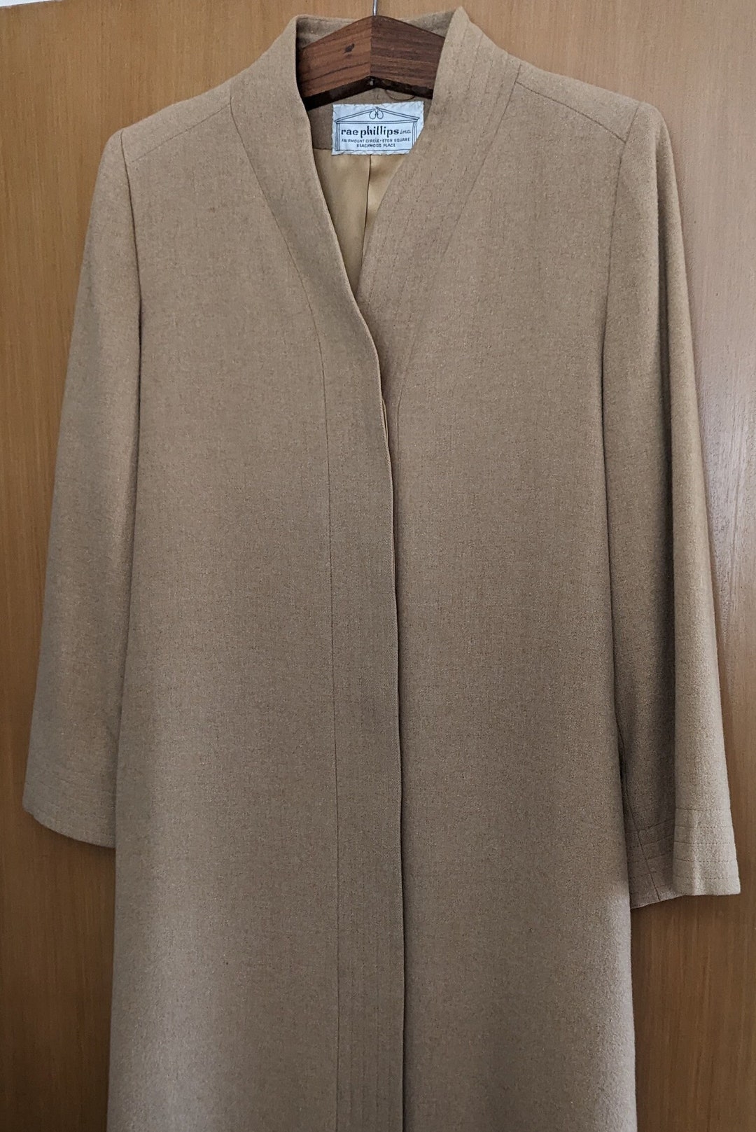 Vintage Classic Camel Hair Coat by Fleurette of California - Etsy