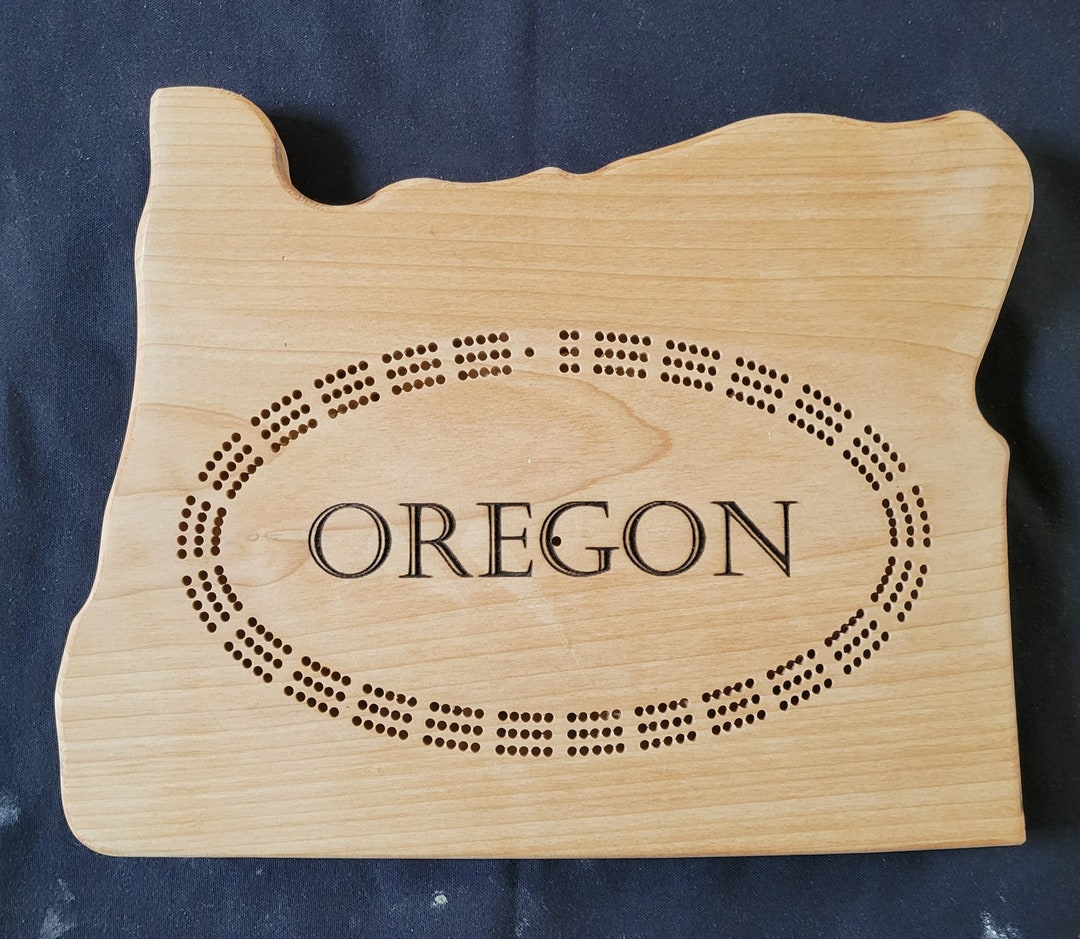 Oregon Cribbage Board - Etsy