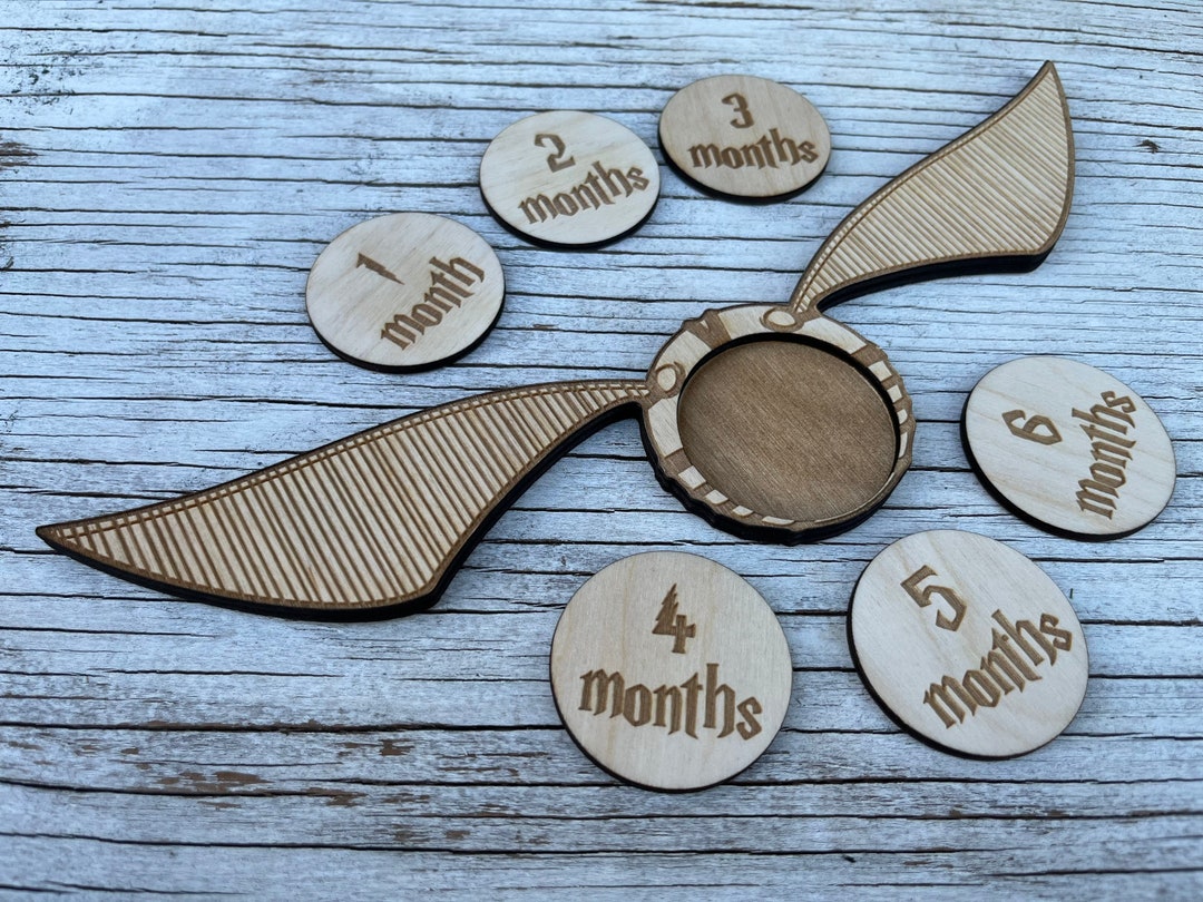 Wooden Flying Sphere Inspired Baby's 1st Year Monthly Milestones - Etsy