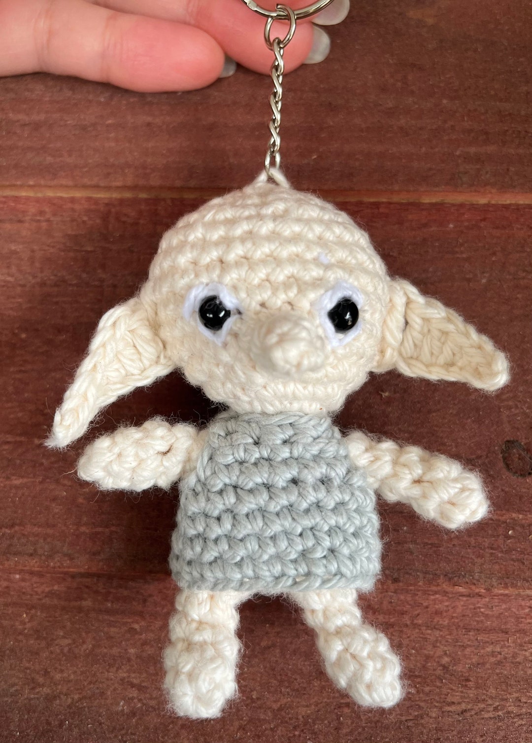 Mini Dobby Crochet Amigurumi Keychain Charm Kreacher House Elf - Etsy