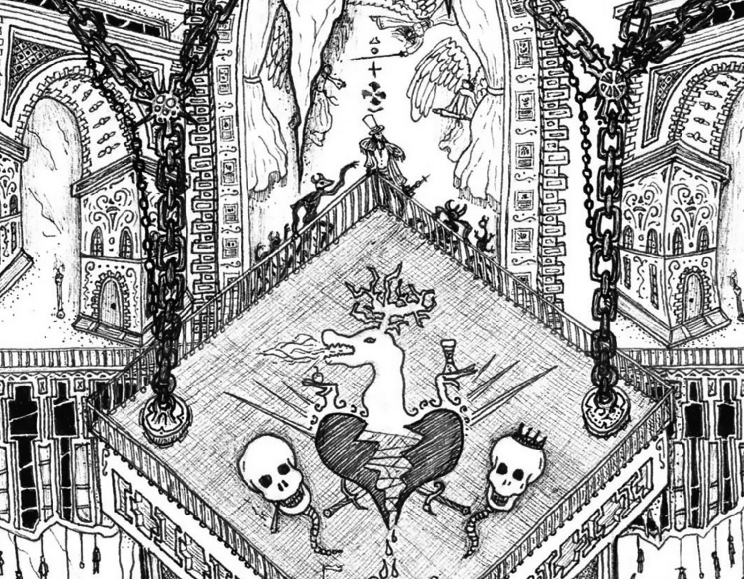 Underground Ink Drawing Print, A3 42x30cm - Etsy