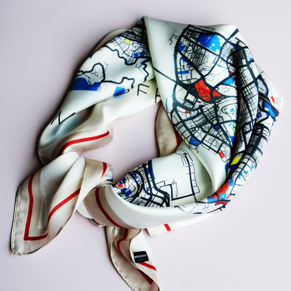 Map Scarf - Etsy