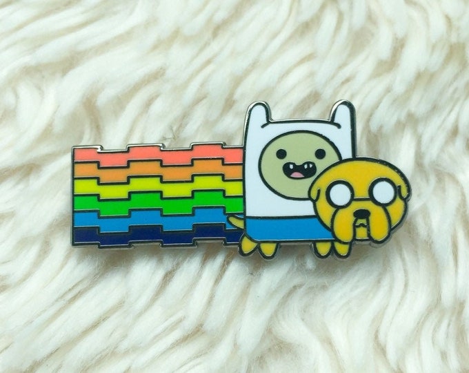 Adventure Time Hat Pin - Nyan Adventure Time - Etsy