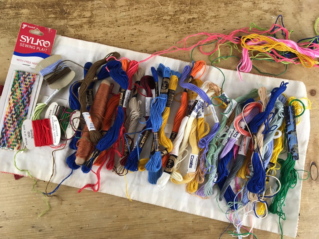 Vintage Thread Holder Sewing Embroidery Threads Mixed Lot - Etsy