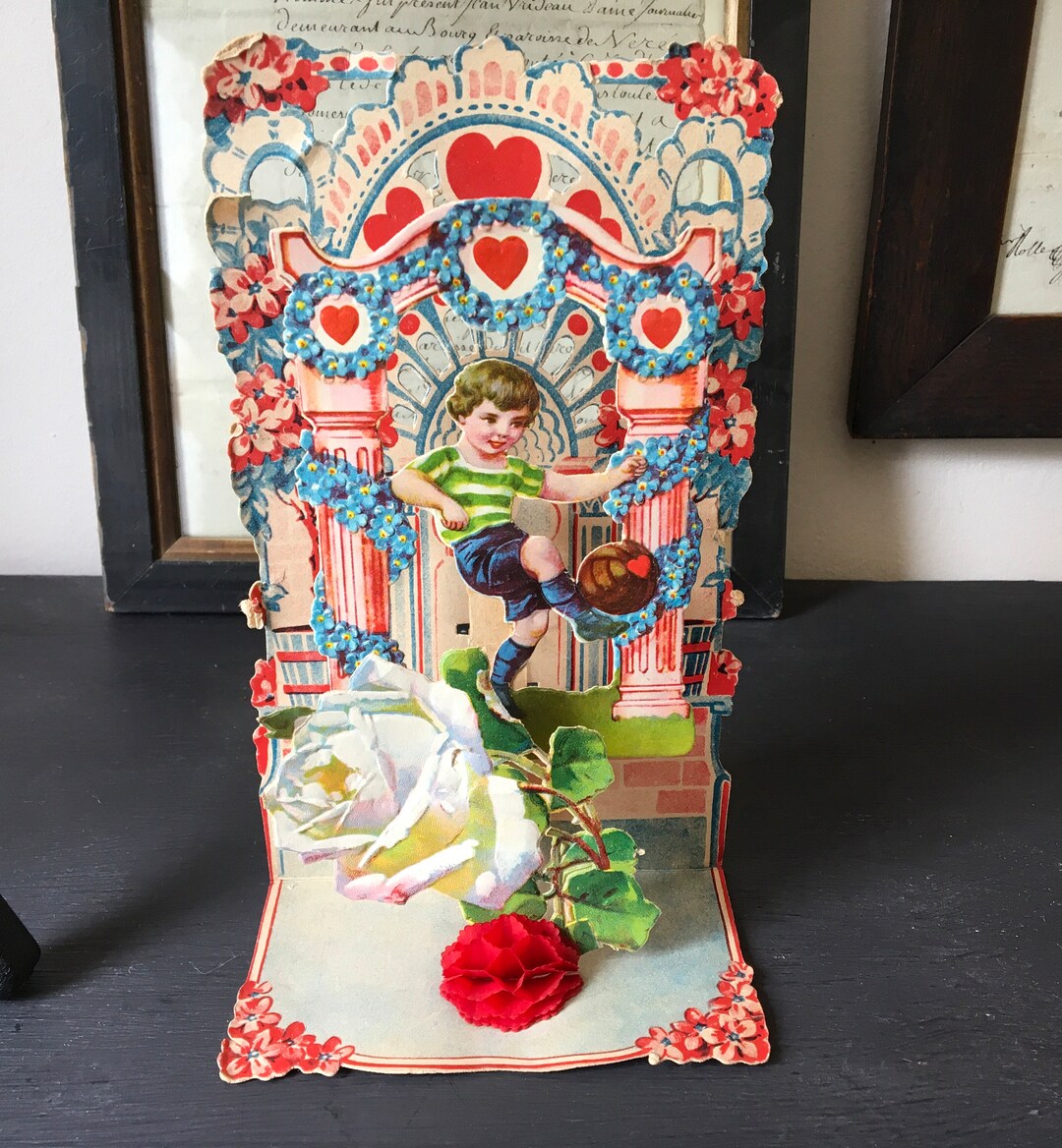 Vintage Pop Out Valentines Card Collectors Crafts - Etsy