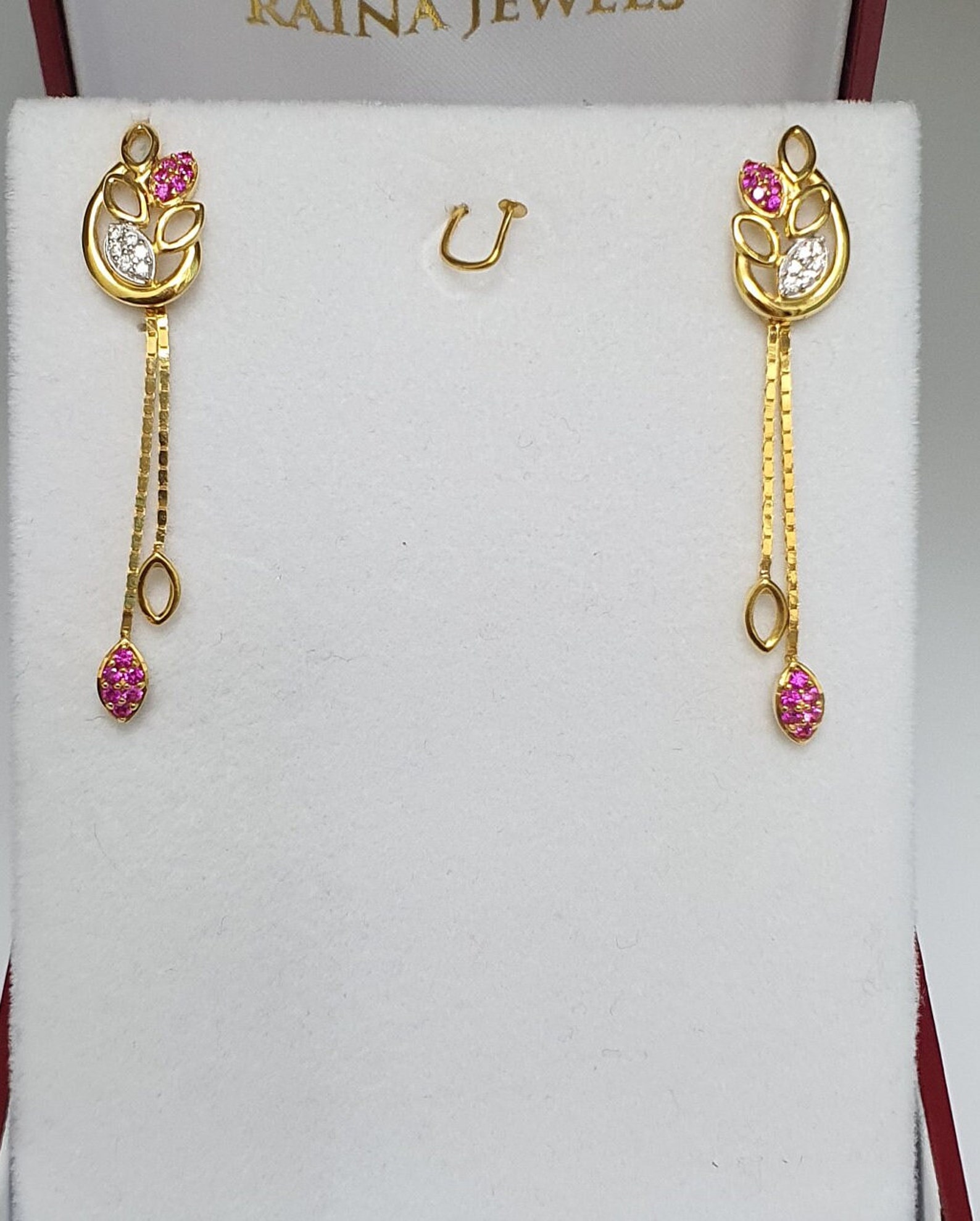 22ct Yellow Gold Ladies Drop Earrings 4.8 Grams - Etsy