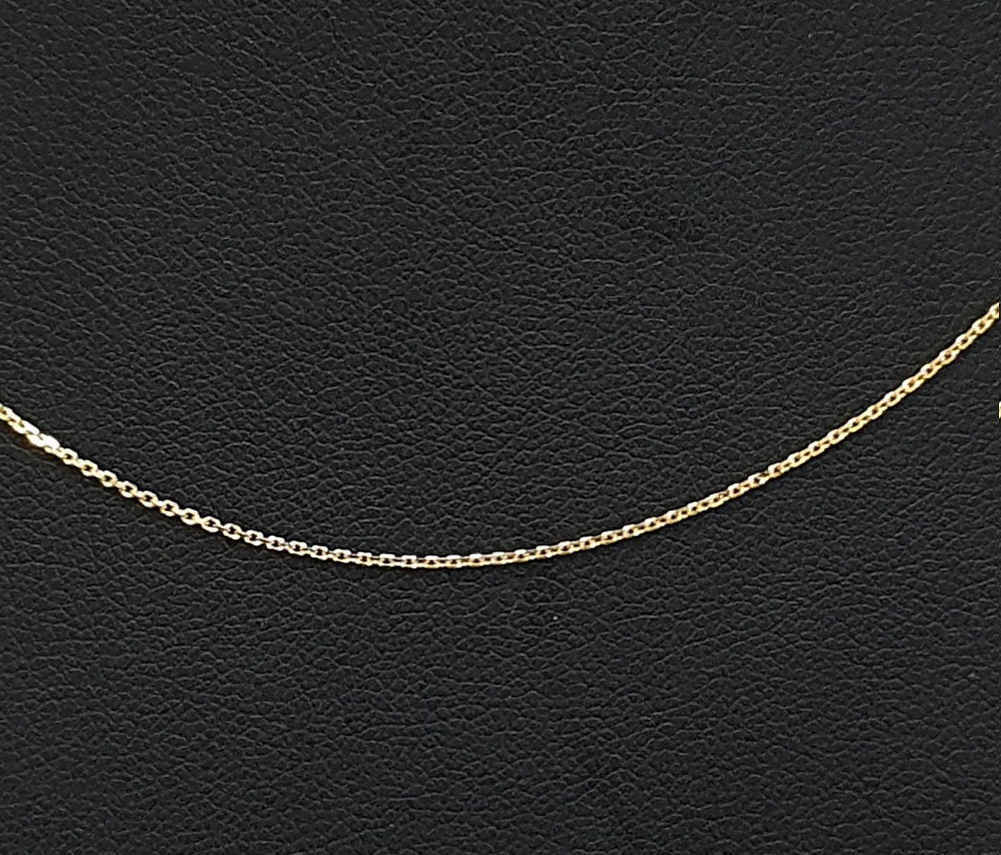 18K Yellow Gold Ladies Fancy Chain Necklace 18 Inches - Etsy UK