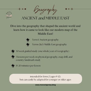 Geography Study | Ancient World & Middle East | Charlotte Mason ...
