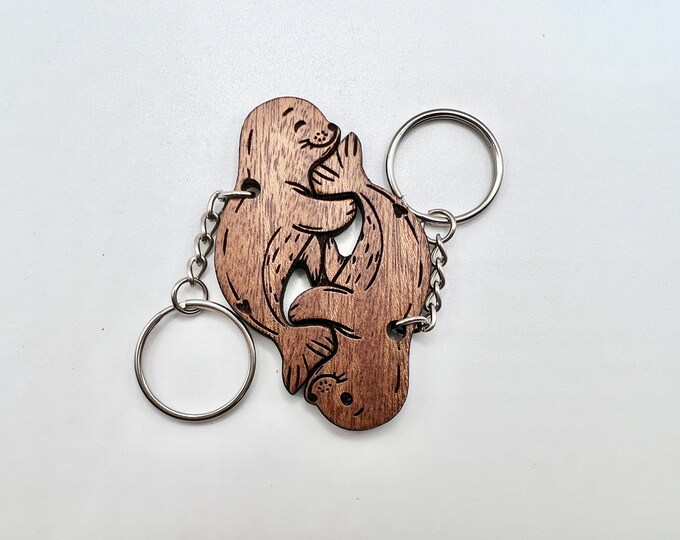 Choose Your Goose Wooden Keychain Set of 2 / 2in Double-sided - Etsy