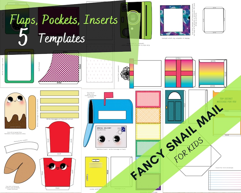 Snail Mail Kit - Kids Letter Writing Kit - Etsy