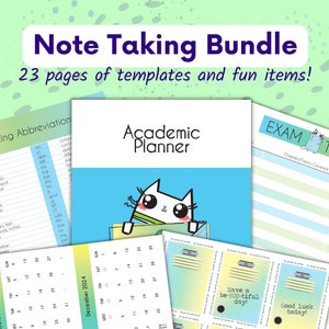 Digital Note Taking Templates - Compatible With Goodnotes - Etsy