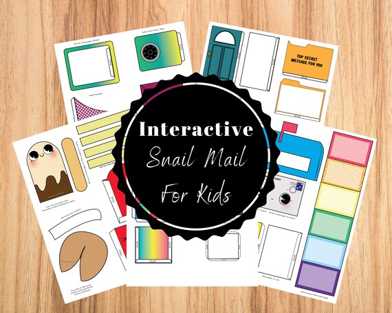 Snail Mail Kit Kids Letter Writing Kit - Etsy