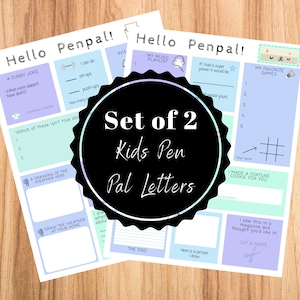 Pen Pal Letter Template for Kids – Fun Writing Activity (digital ...