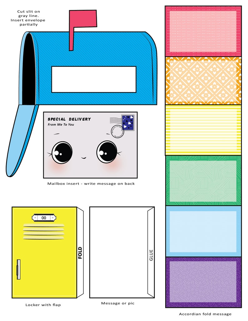 Snail Mail Kit Kids Letter Writing Kit - Etsy