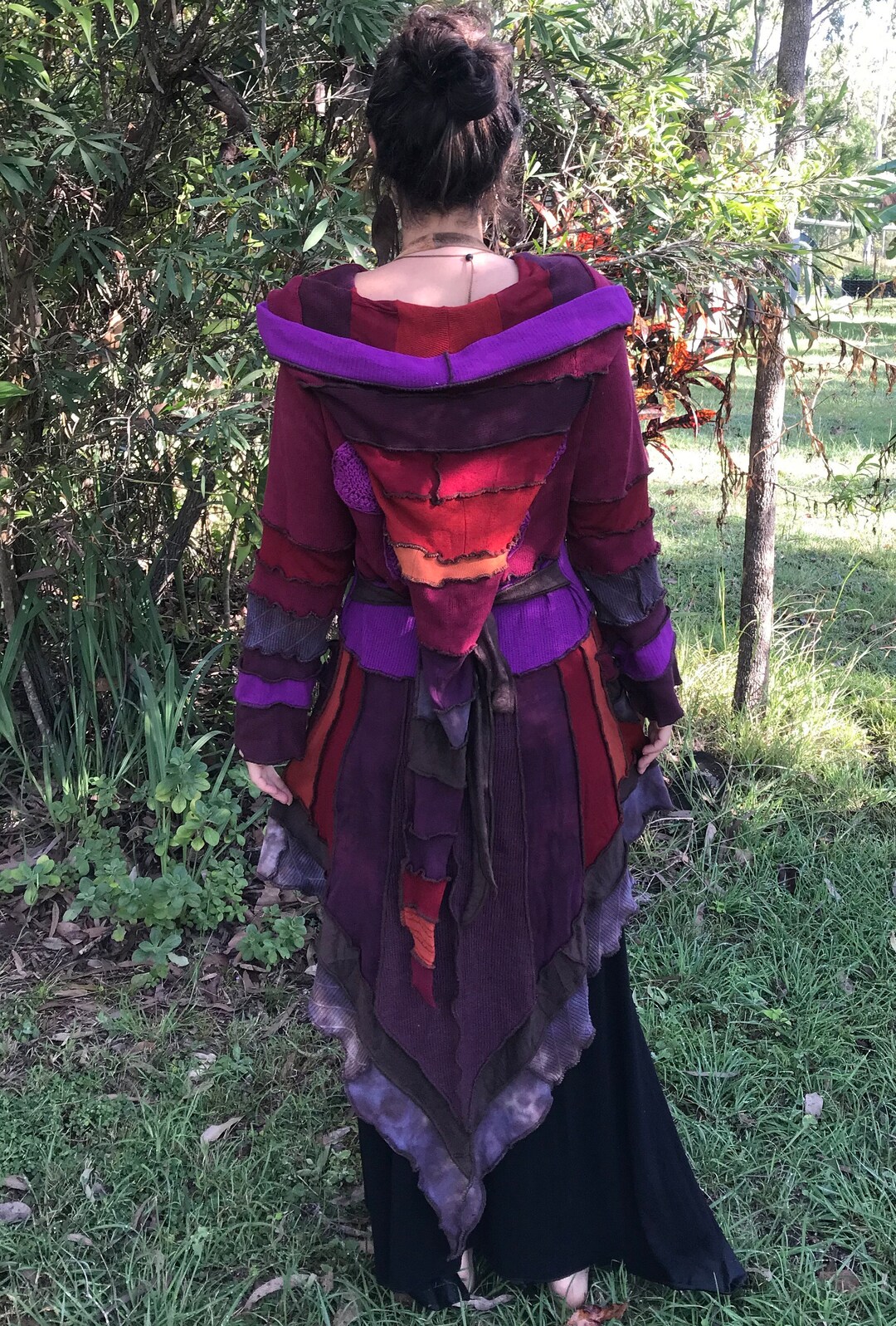 Patchwork Pixie Coat, Upcycled Sweater Coat, Gypsy Coat, Fairy Coat - Etsy