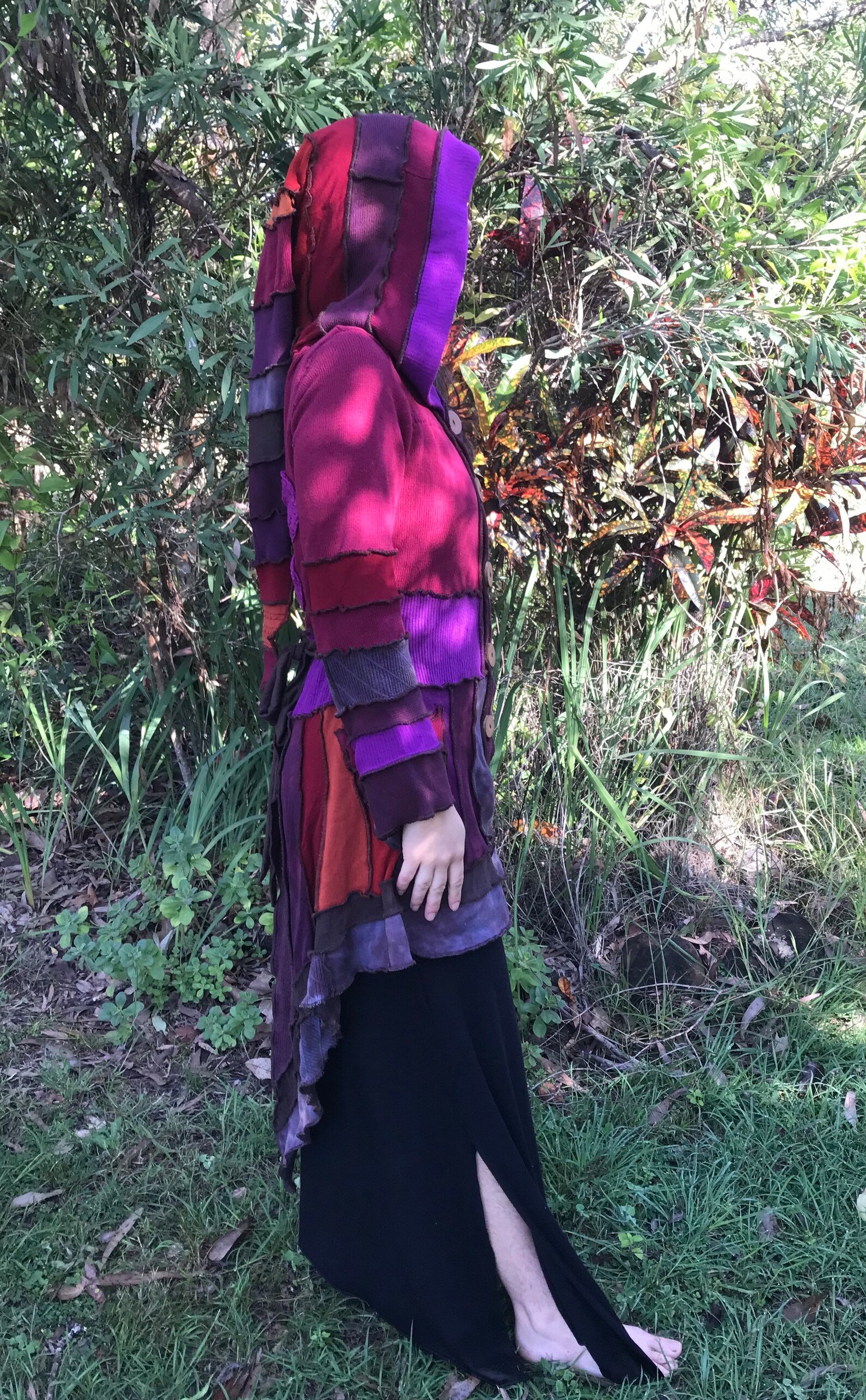 Patchwork Pixie Coat Upcycled Sweater Coat Gypsy Coat Fairy - Etsy