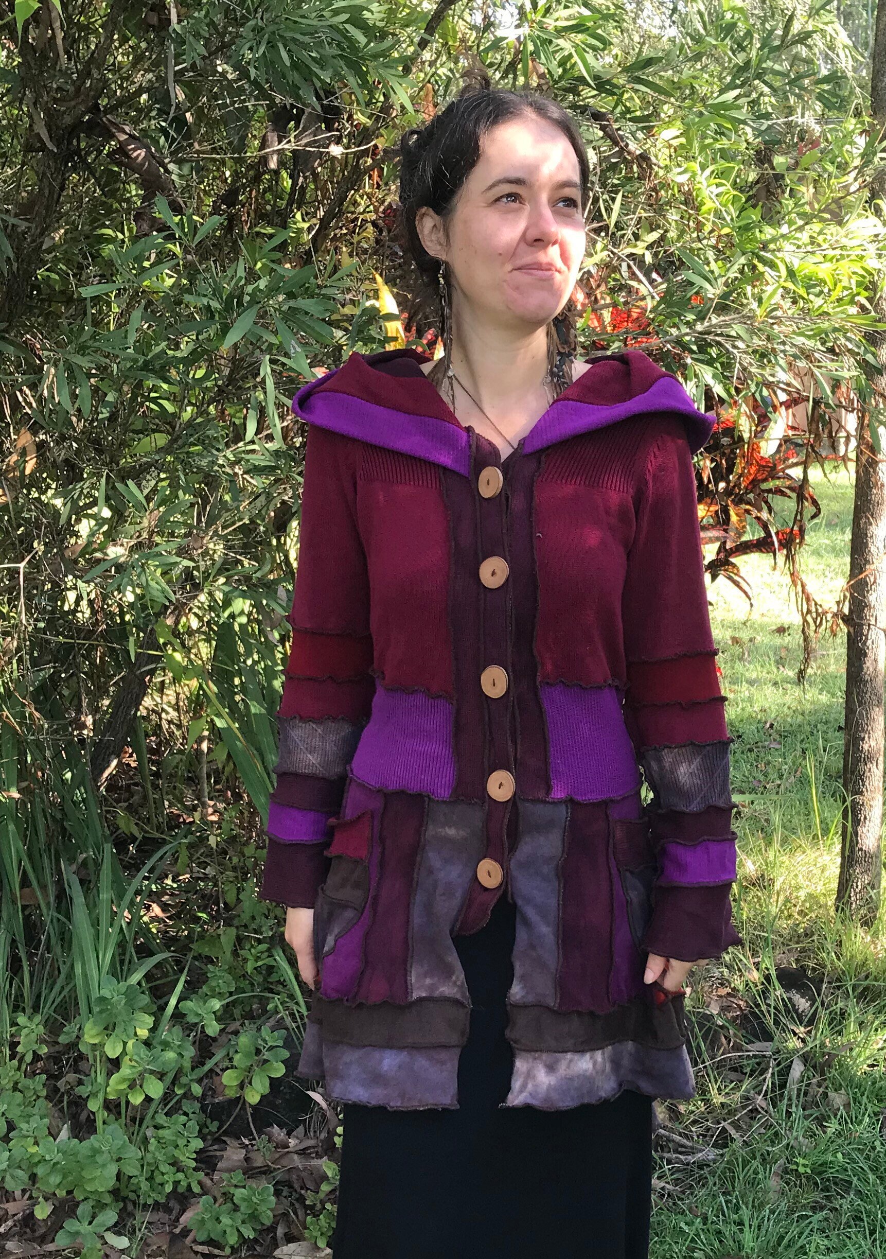 Patchwork Pixie Coat, Upcycled Sweater Coat, Gypsy Coat, Fairy Coat - Etsy