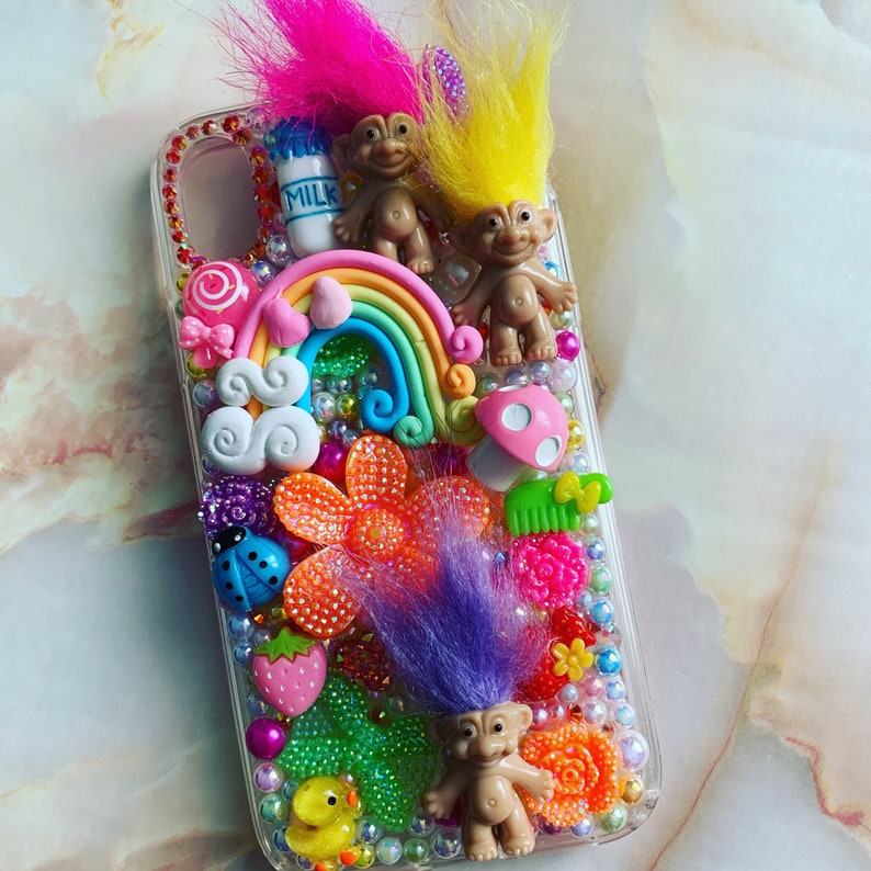 Colorful TROLLS Made to Order Cell Phone Case Iphone X 5 6 7 8 | Etsy