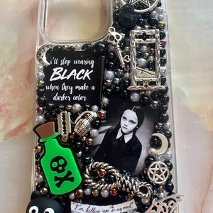 Wednesday Addams Family Retro TV Series Movie Samsung iPhone Case Phone ...