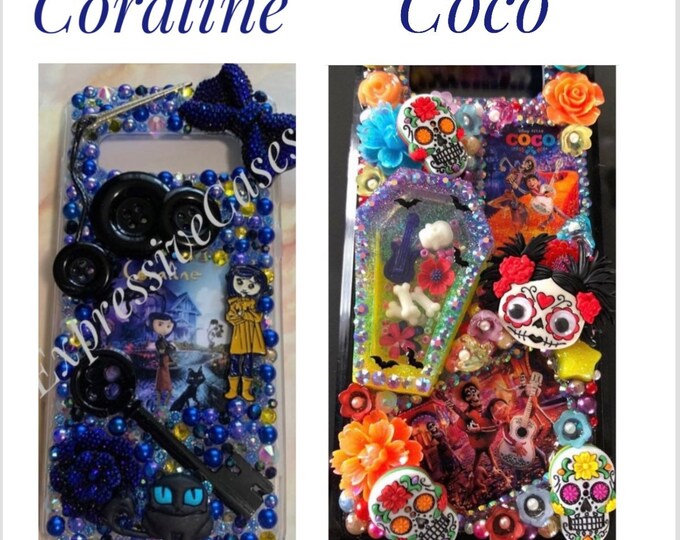 CORALINE or COCO iPhone Case Coraline Phone Cover Galaxy Samsung - Etsy