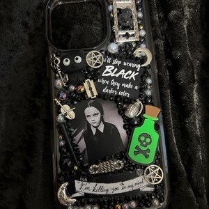 Wednesday Addams Family Retro TV Series Movie Samsung iPhone Case Phone ...