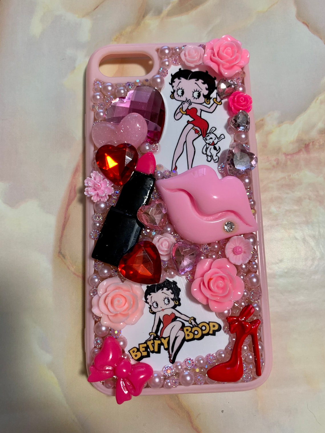 Betty Boop Cartoon Phone Cover Samsung Iphone Case Galaxy - Etsy