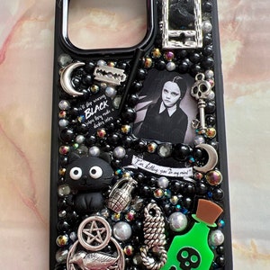 Wednesday Addams Family Retro TV Series Movie Samsung iPhone Case Phone ...
