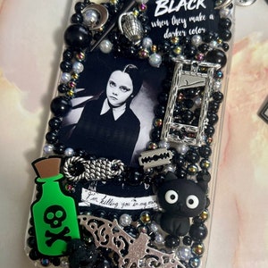 Wednesday Addams Family Retro TV Series Movie Samsung iPhone Case Phone ...