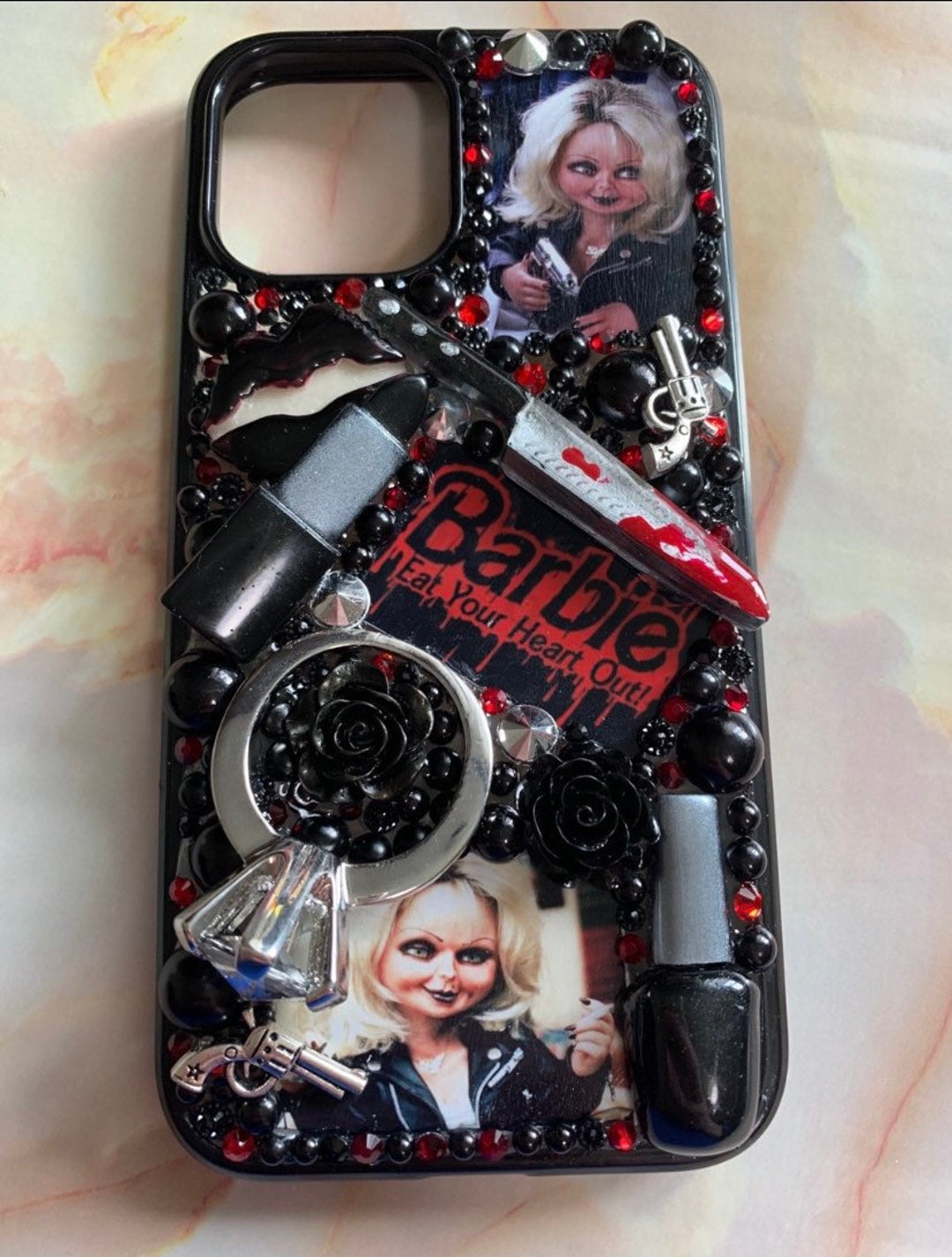 Bride of Chucky Tiffany Horror Scary Movie Samsung iPhone Case Phone ...