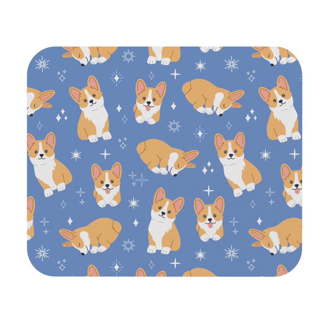 Corgi Mouse Pad, Cute Dog Desk Decor, Animal Lover Gift, Cute Office ...