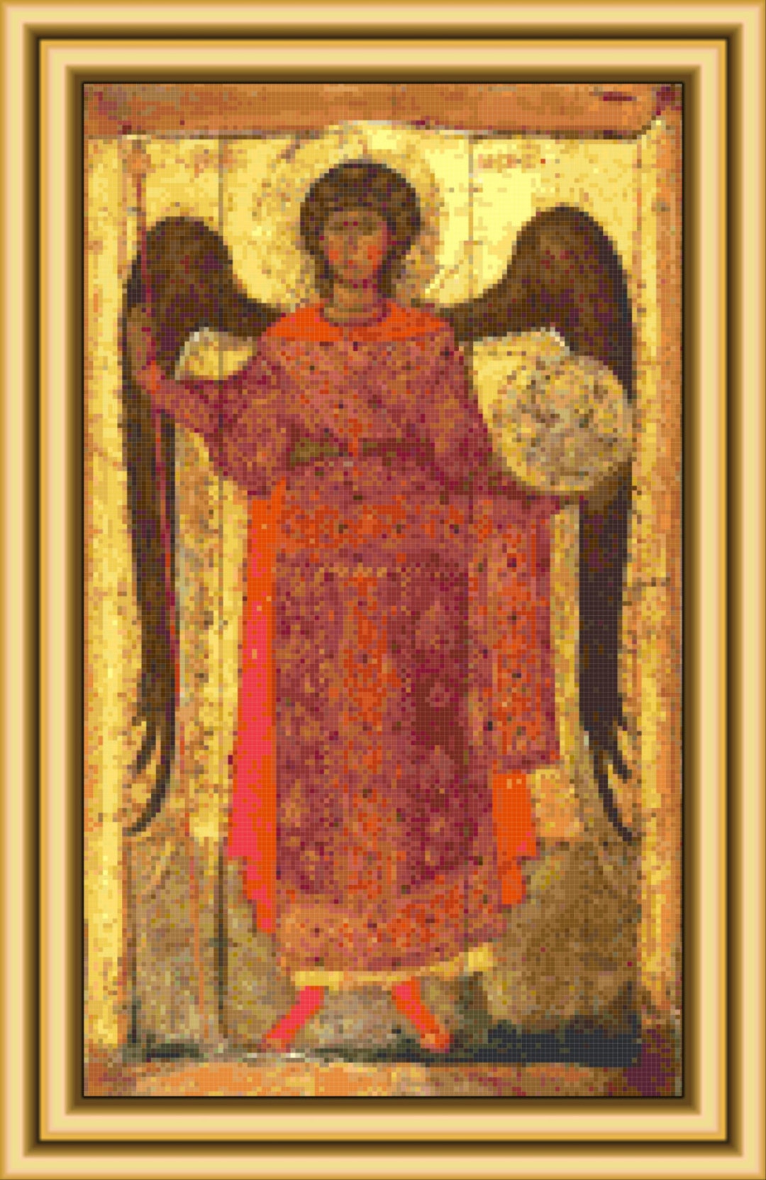 Icon St Michael Cross-stitch Pattern PDF - Etsy