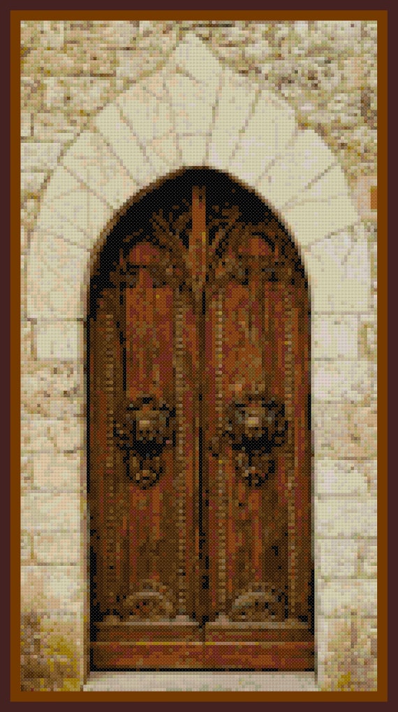Assisi Church Door Cross-stitch Pattern PDF Download - Etsy